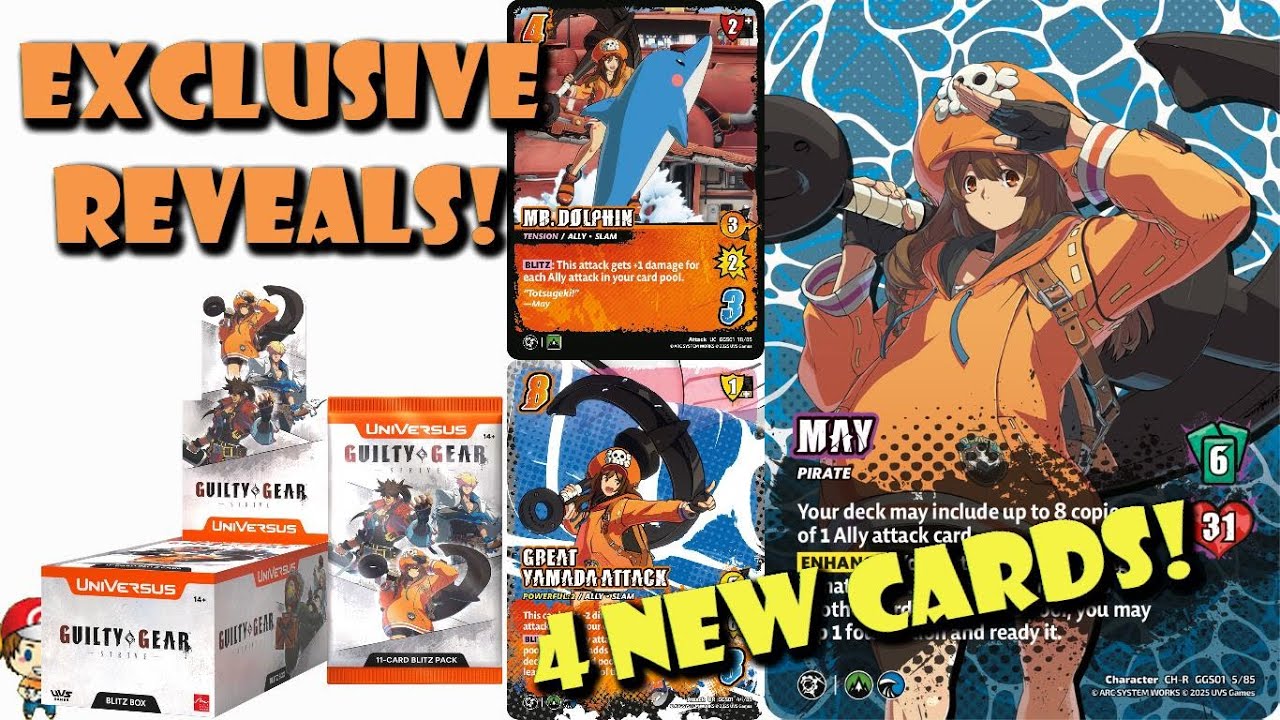 EXCLUSIVE May Reveals from GUILTY GEAR -STRIVE- UVS Blitz Box! Mr. Dolphin is Here! (Universus ...