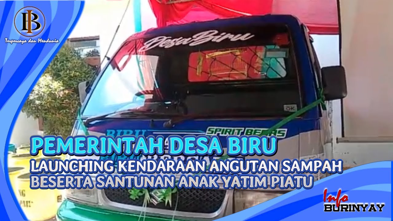 Pemerintah Desa Biru Launching Kendaraan Angkut Sampah, Bersama ...