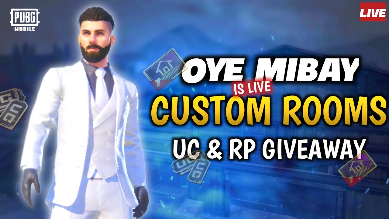 WIN ROOM & EARN UC | PUBG MOBILE LIVE CUSTOM ROOMS ️ - PUBG MOBILE ...