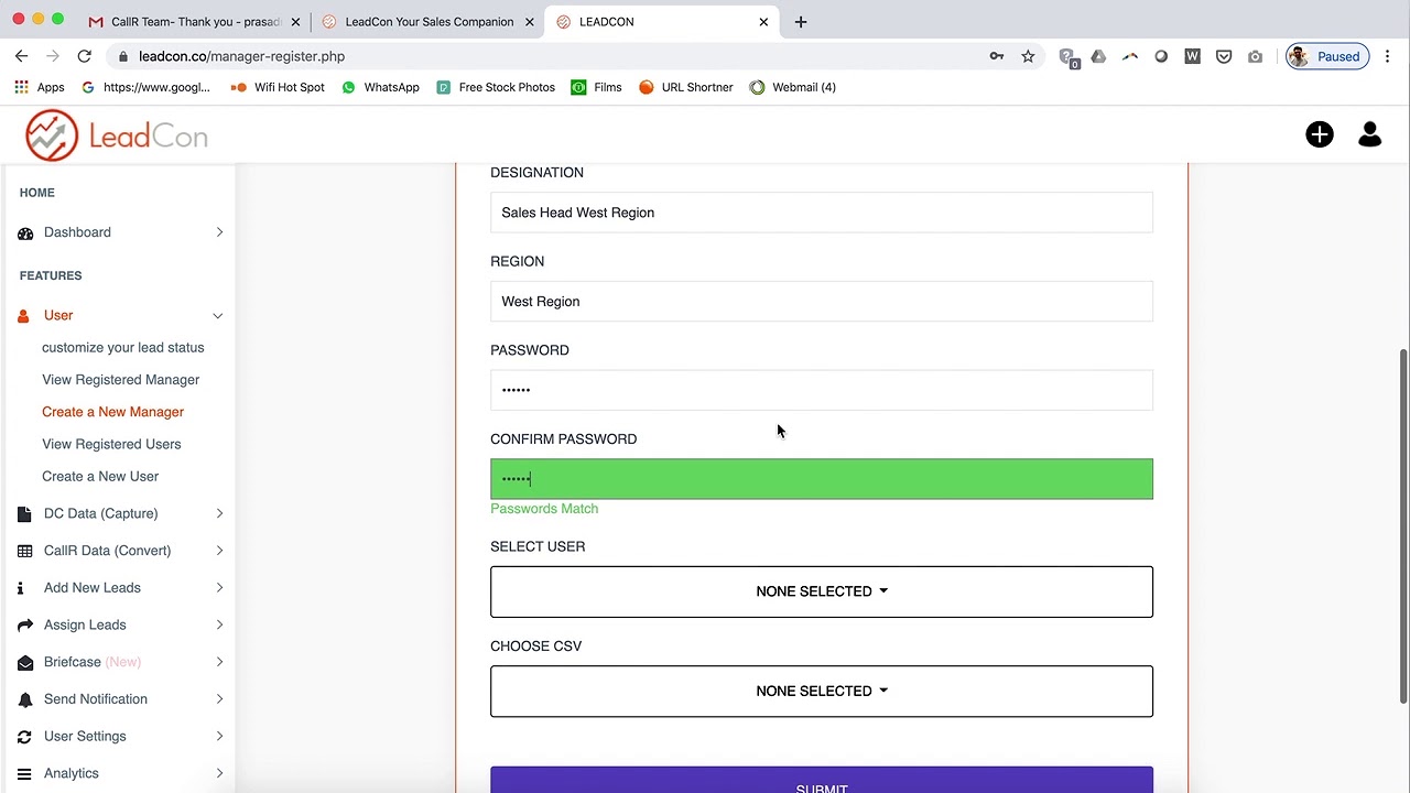 How to Register a New Manager - YouTube