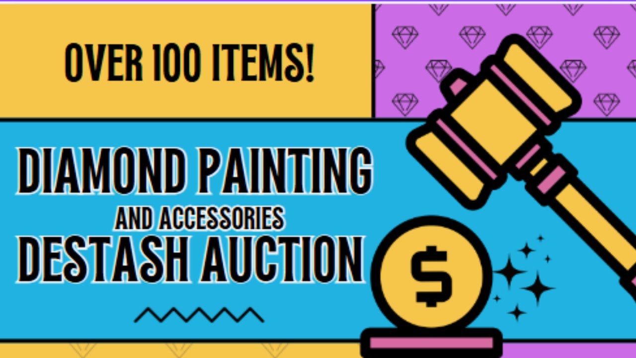 Diamond Painting and Accessories Destash Auction - YouTube