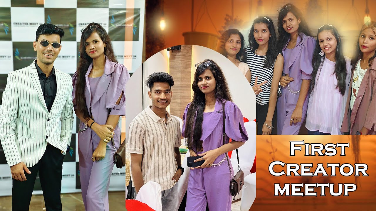 First "Creator Meet-up" 😎 or bahut saara Fun bhi🤣🤣 | Smile with vandana - YouTube