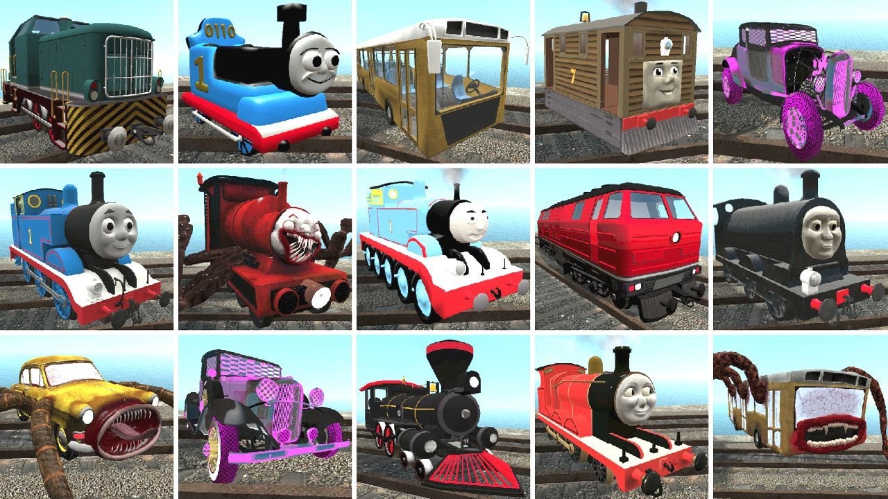 All New Thomas The Train And Friends in Garry's Mod - YouTube