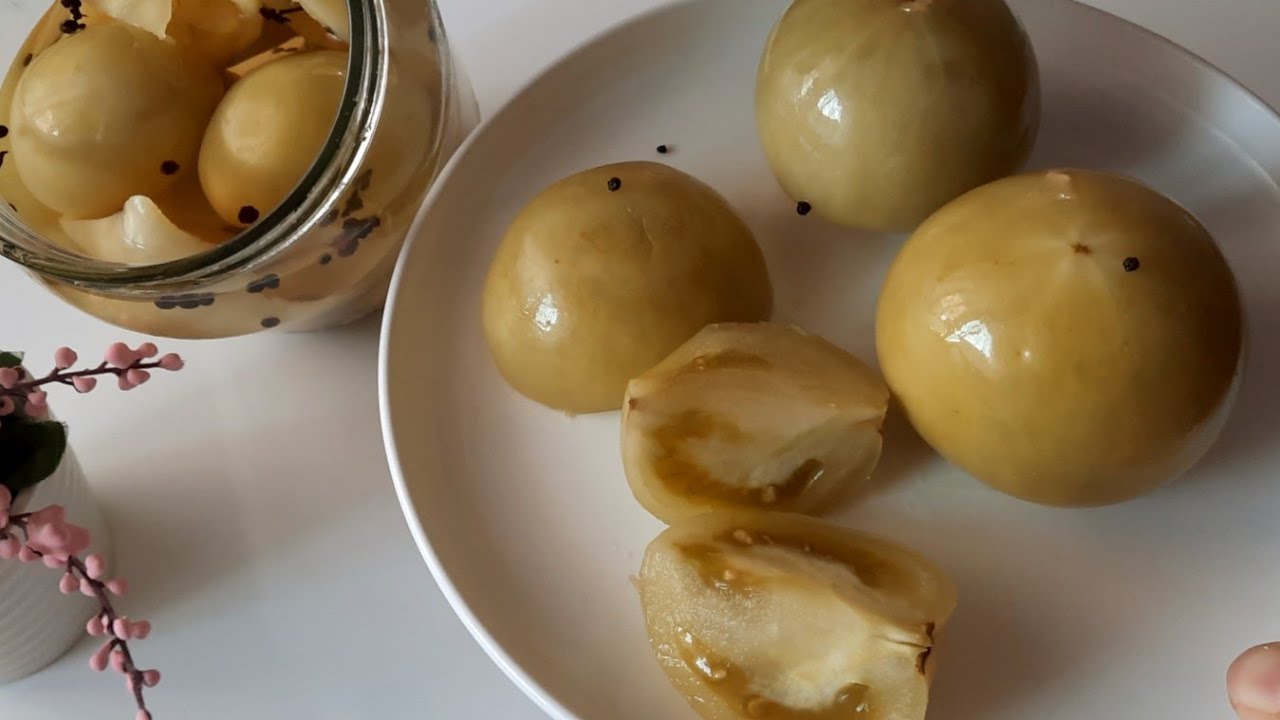 Domate të Gjelbërta(Jeshile) Turshi pa Konzervues. Pickled green ...