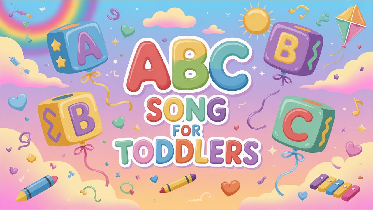 ABC Song for Toddlers 🎵 | A to Z Alphabet Song for First English Steps ...