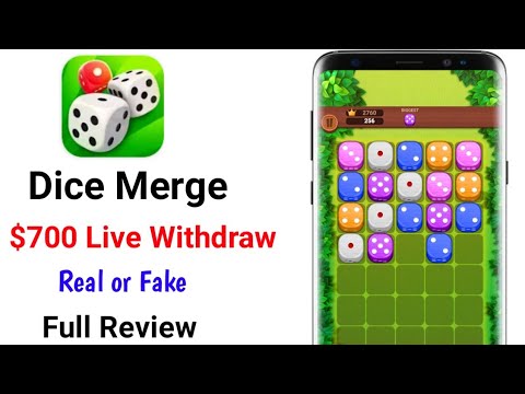 Dice Merge App | Dice Merge Game Live Withdraw Proof | Dice Merge Game ...