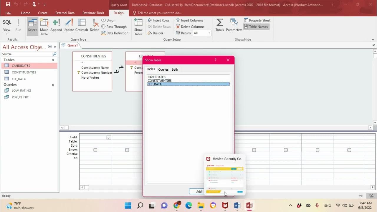Access SBA, Queries, Reports and Forms - YouTube