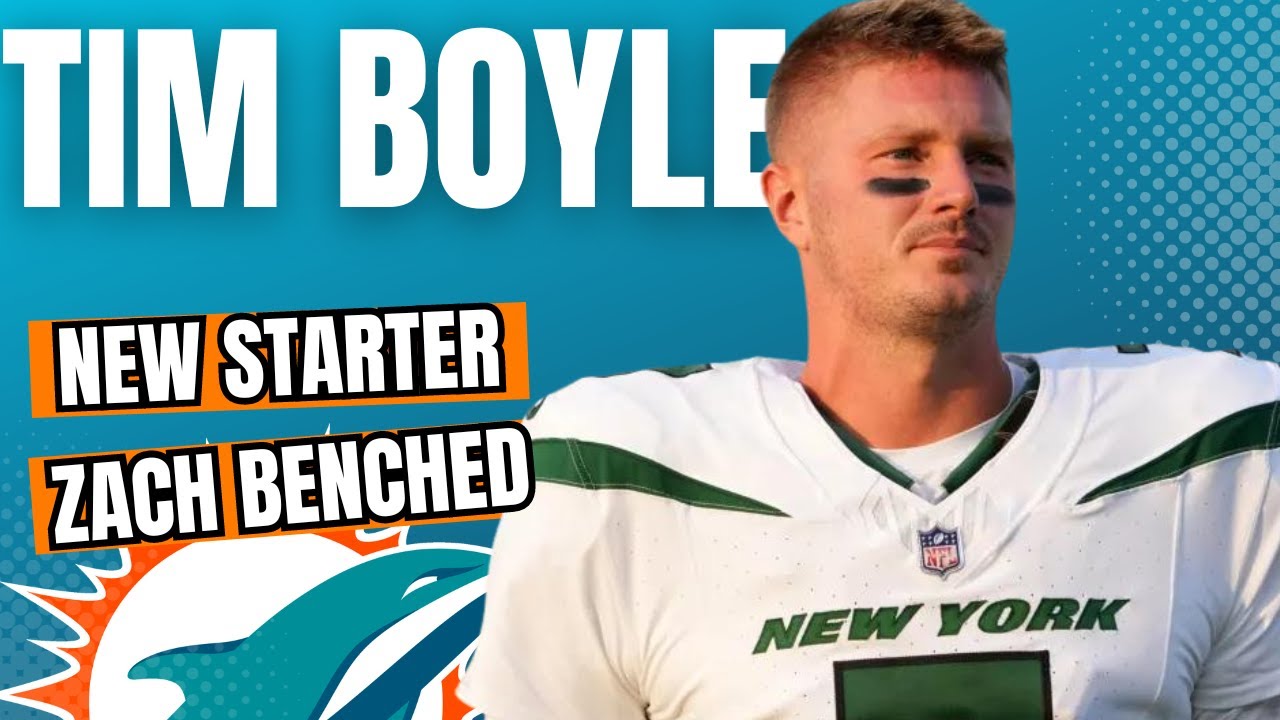 BREAKING: Tim Boyle To Start Against The Miami Dolphins This Week - YouTube