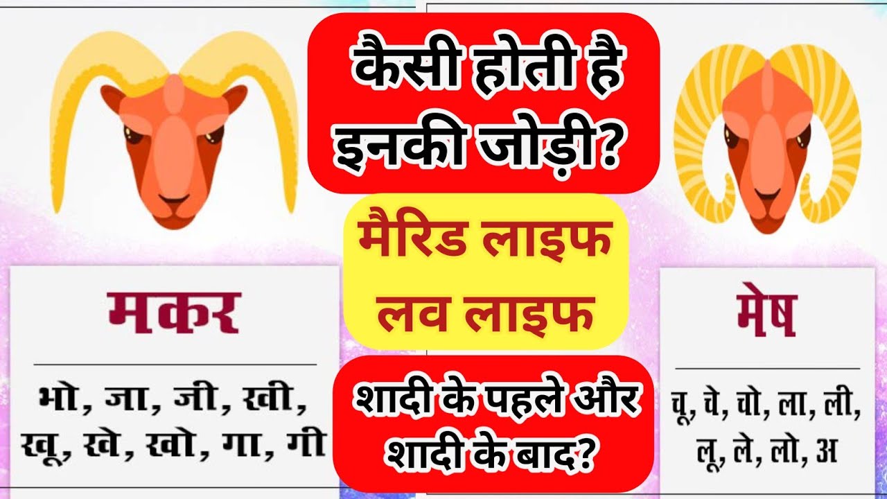 Makar aur mesh rashi, Mesh aur makar rashi ki jodi kaisi rahegi, Makar ...