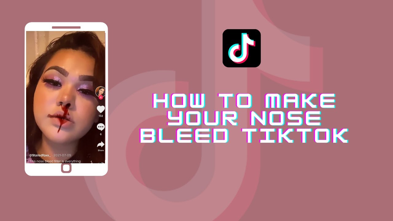 How to Make Your Nose Bleed TikTok | Nose Bleeding Filter - YouTube