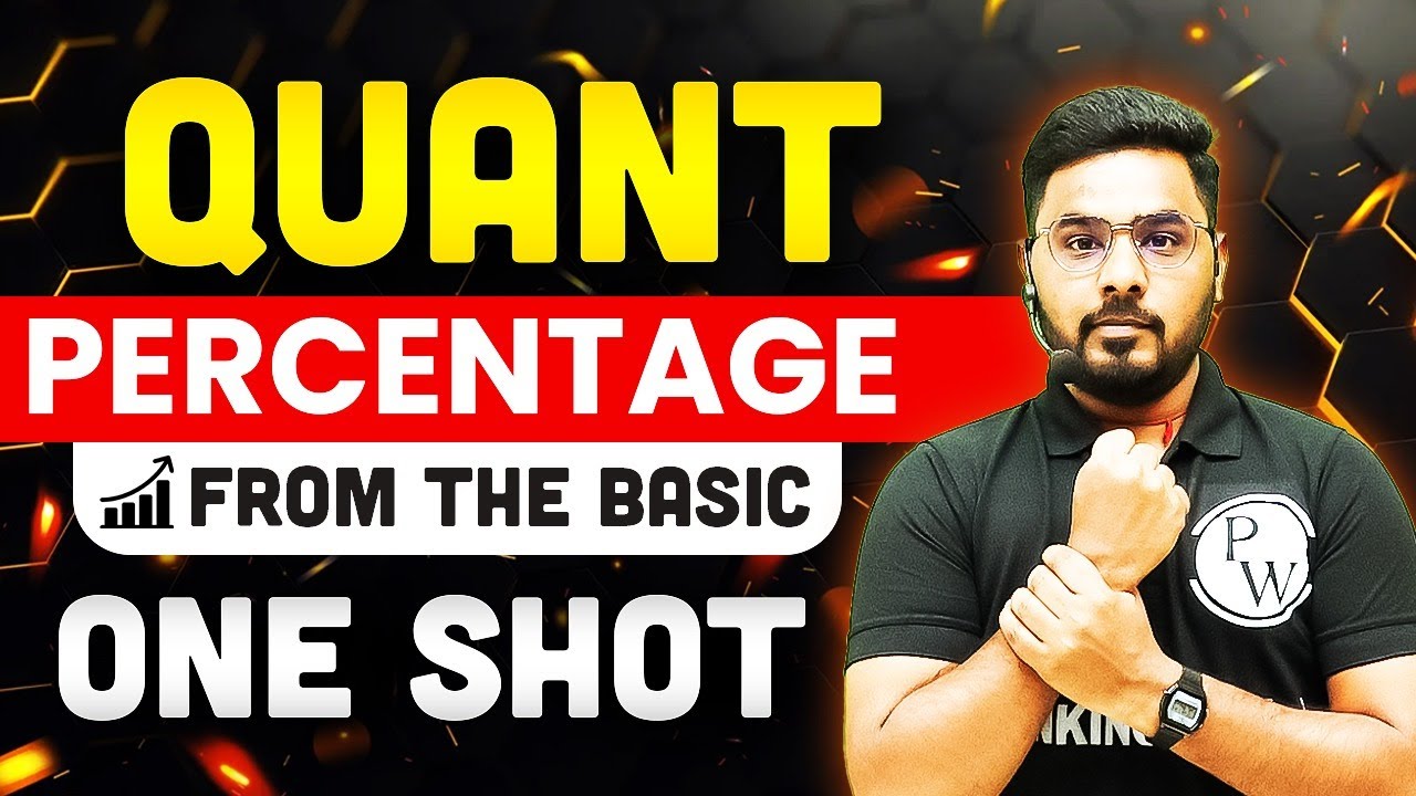 Percentage One Shot | Percentage for Banking Exam | Basic to Advance ...