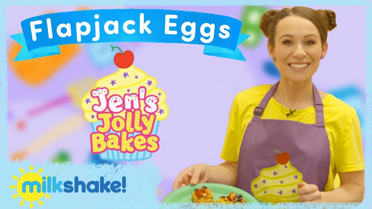 Milkshake! | Easter Jen’s Jolly Bakes | Flapjack Eggs - YouTube