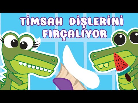 Yumurcak Timsah Dişlerini Fırçalamayı Öğreniyor ve Daha Fazlası | Çizgi Film | Diş Fırçalama Eğitimi