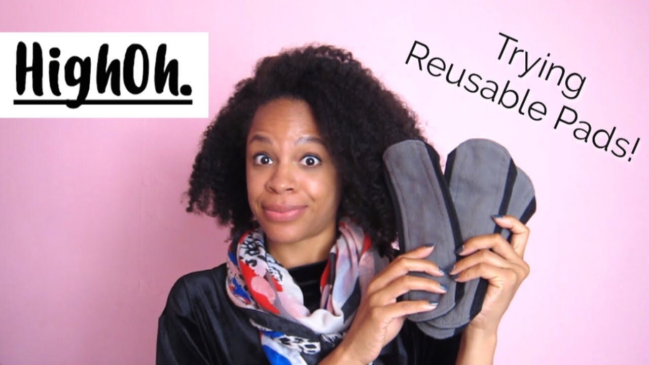 Period Talk! Trying REUSABLE Pads Zero Waste // HighOh - YouTube