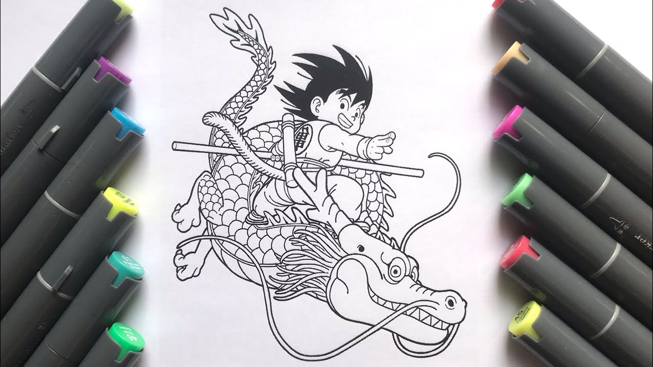Nezha ride a dragon New coloring pages ️🎨| How to color Nezha ...