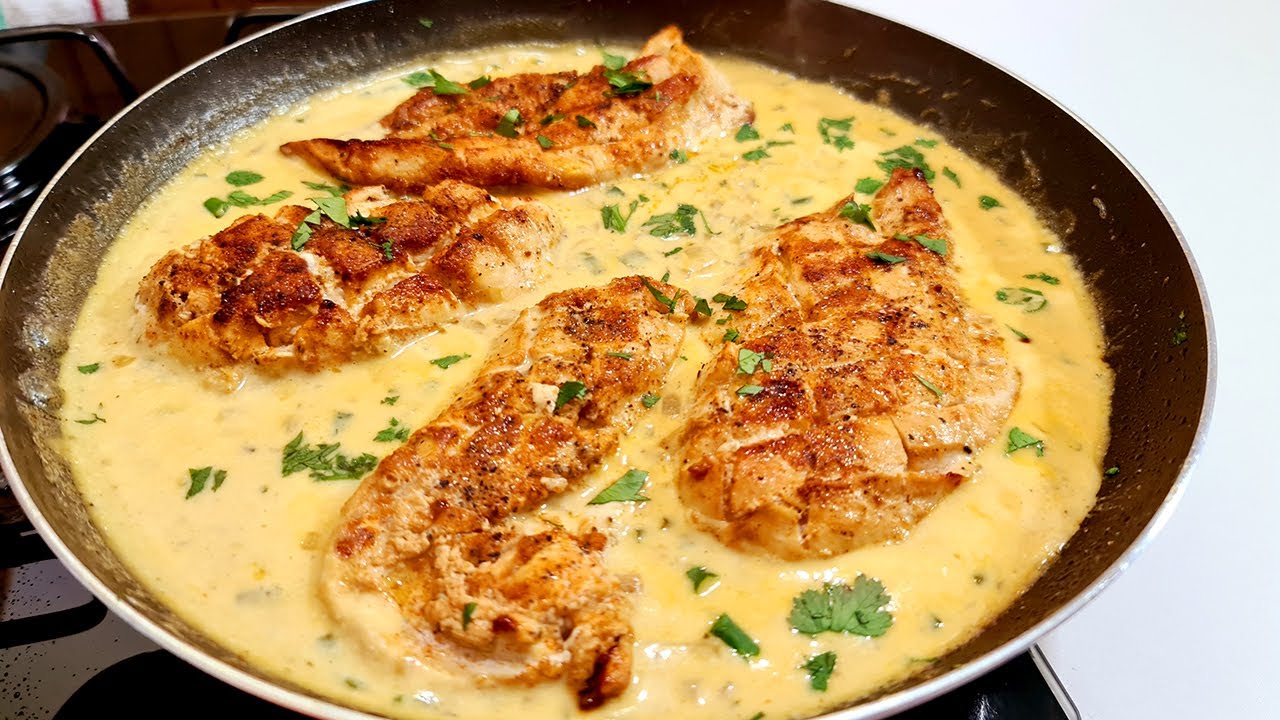 Peito de frango mais saboroso que já comi! Simples, barato e muito ...