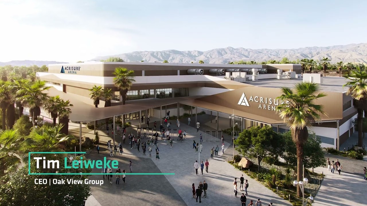 Coachella Valley Arena is now Acrisure Arena - YouTube