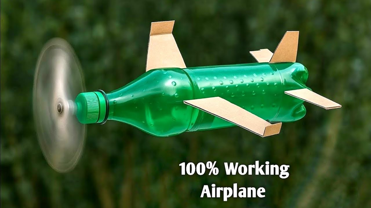How to make a airplanes from used bottles | Making airplanes from ...