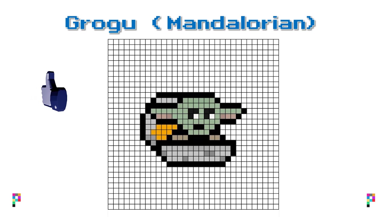 Grogu Pixel Art Easy Templates To Draw Porn Sex Picture