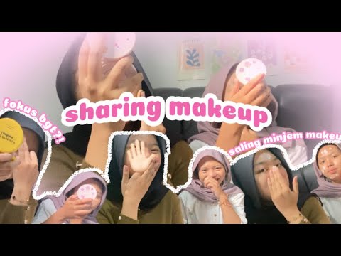 sharing makeup🤝🏻💢 - YouTube