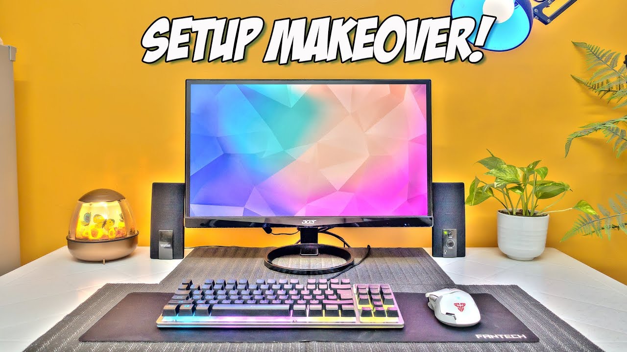 Potato to a Clean Desk Setup - Setup Makeover Episode 1 - YouTube