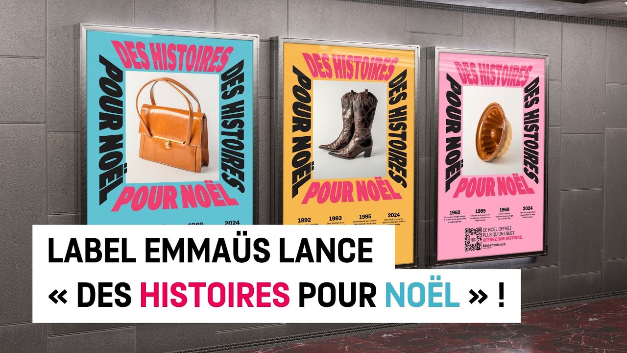 Label Emmaüs lance « Des Histoires pour Noël » ! - YouTube