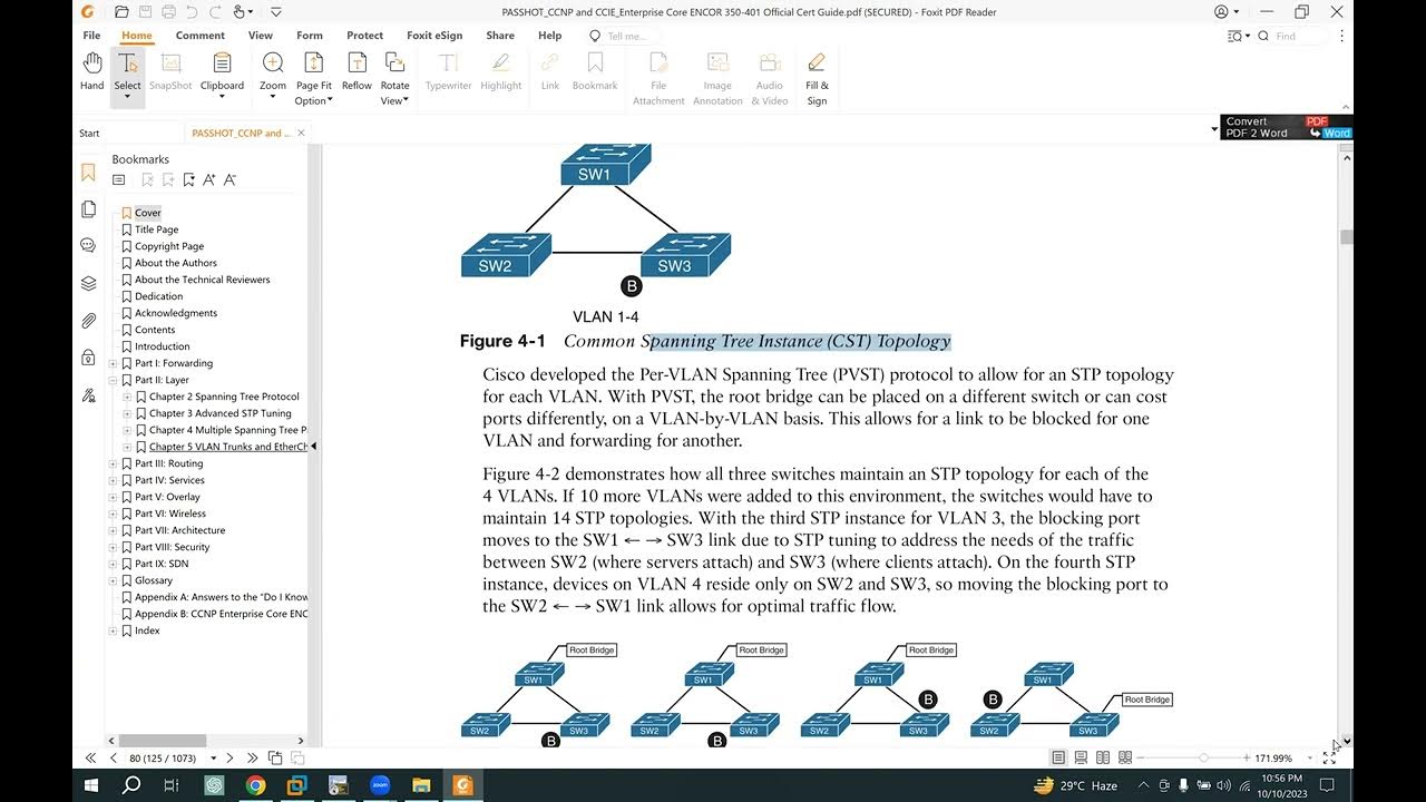 CCNP Enterprise (ENCOR)- Chapter 4. Multiple Spanning Tree Protocol- Part1 - YouTube