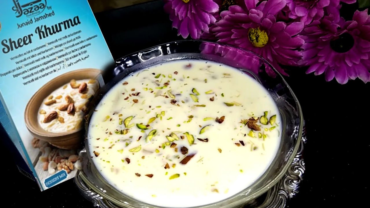 Tried Jazaa By Junaid Jamshed Sheer Khurma Mix - YouTube