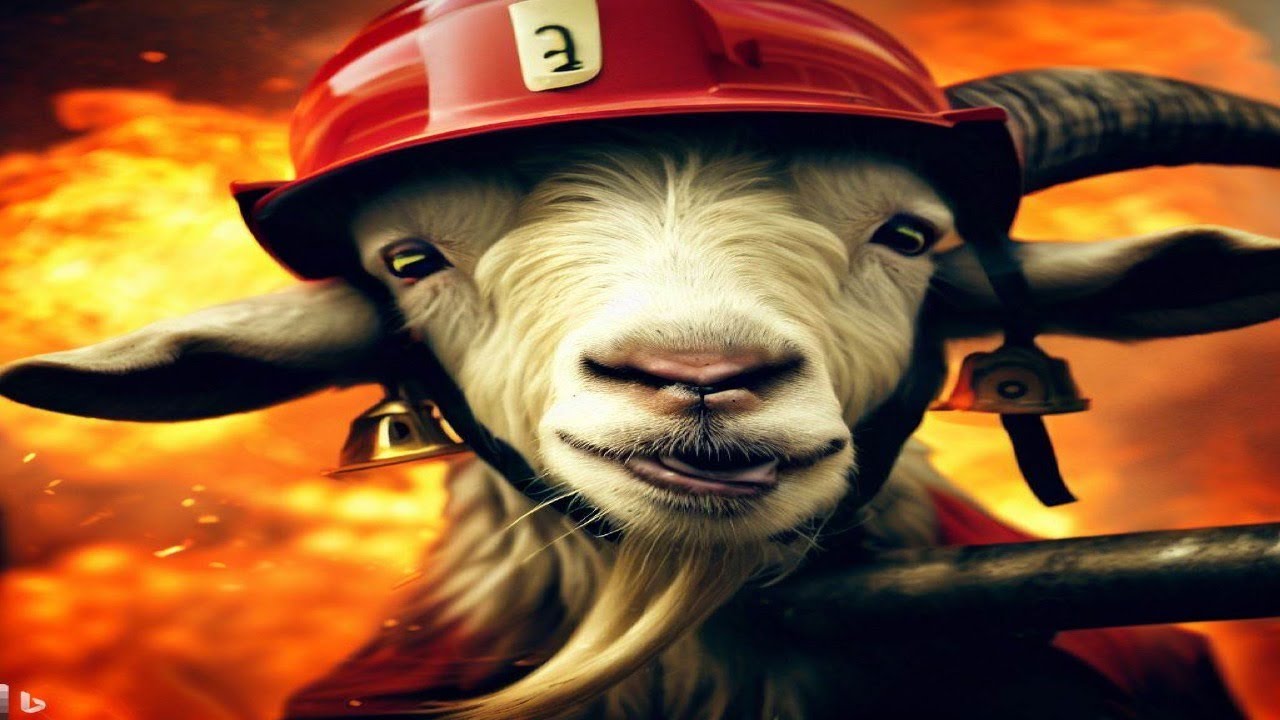 Goats are fighting forest fires! - YouTube