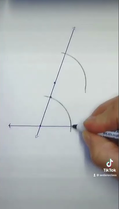 Constructing Parallel Lines with a Compass and Straightedge #shorts # ...