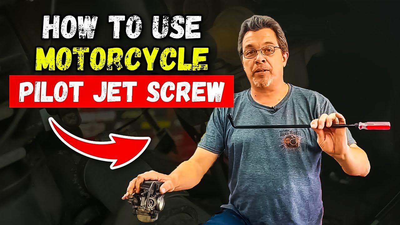 How to Adjust Motorcycle Carburetor Pilot Jet Screw - YouTube