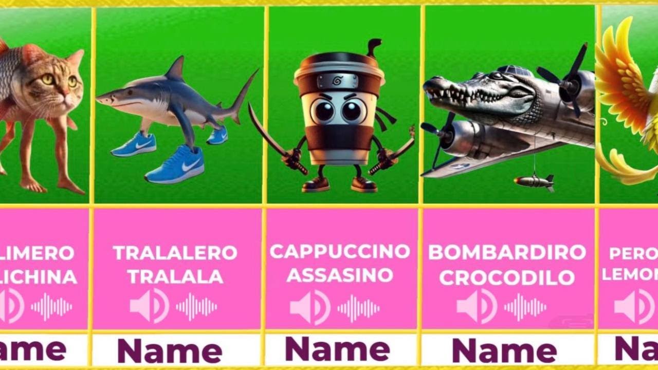 Top Brainrot Animals | With Names - YouTube