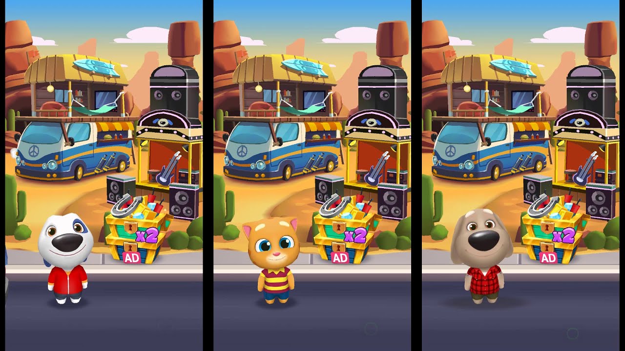 My Talking Tom Gold Run, Race 5 - YouTube