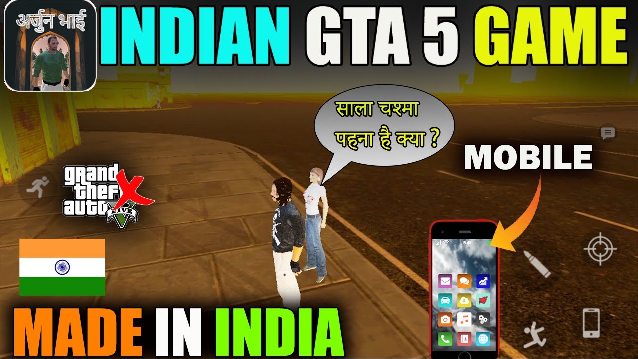 NEW INDIAN GTA 5 GAME | ARJUN BHAI THE GANGSTER GAME REVIEW | GTA 5 ...