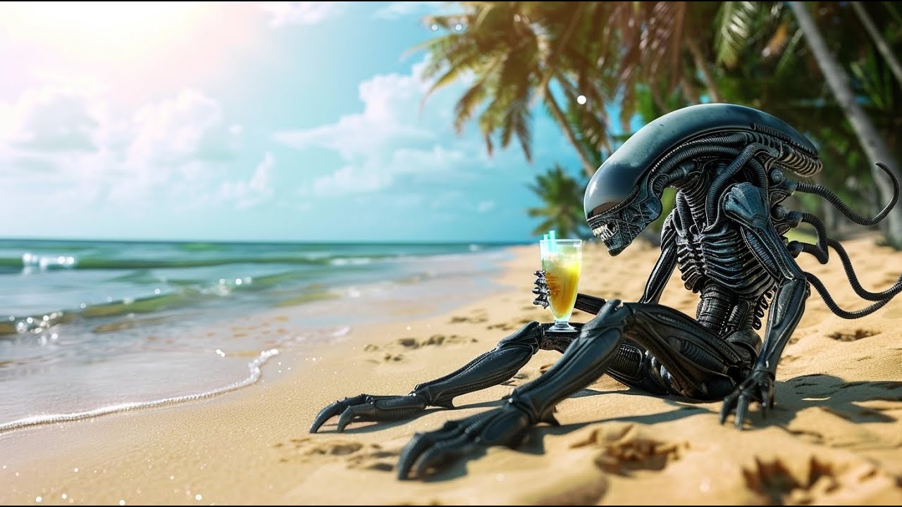 Xenomorph ALIEN Vacation Fun - YouTube