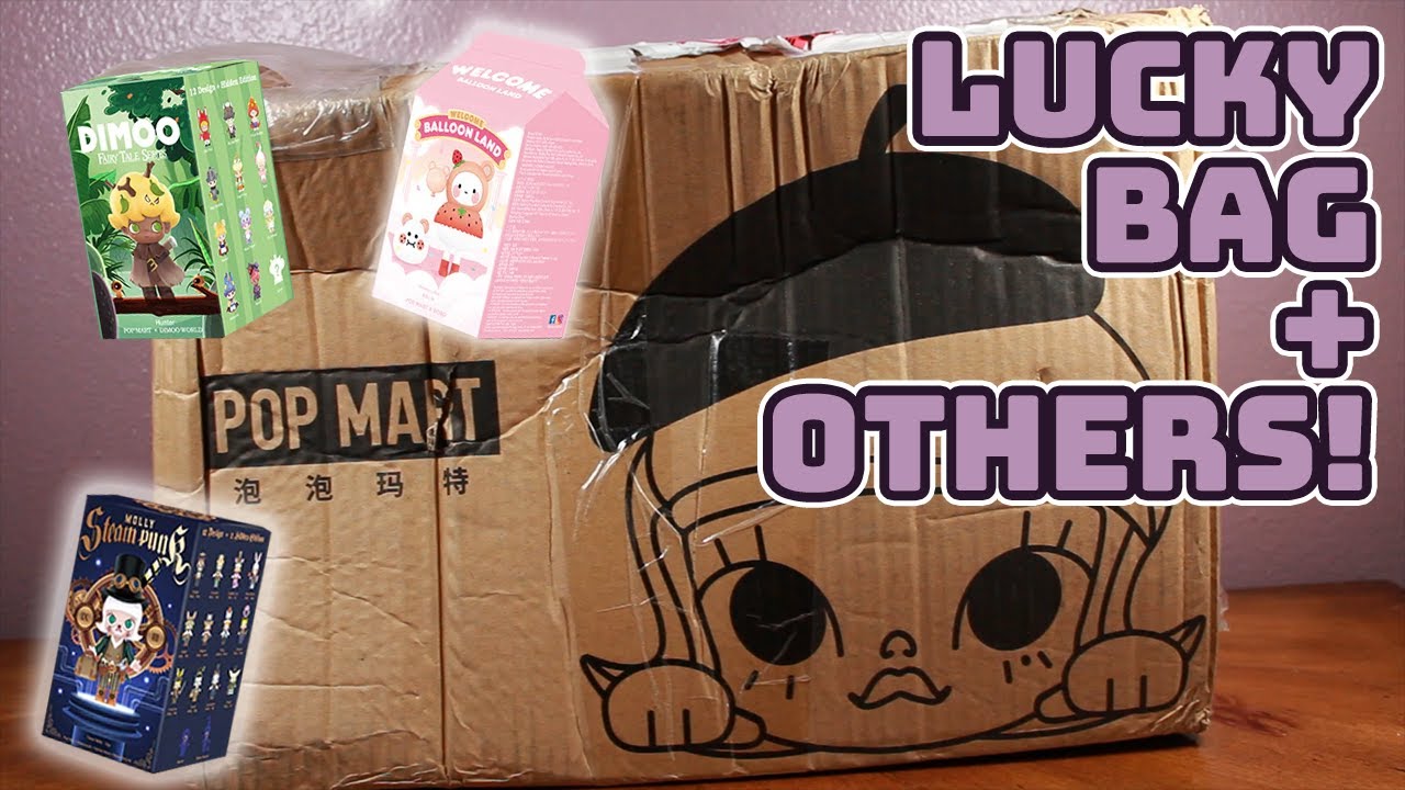 POPMART Package Opening / Review | Lucky Bag and Blind Boxes! Vinyl ...