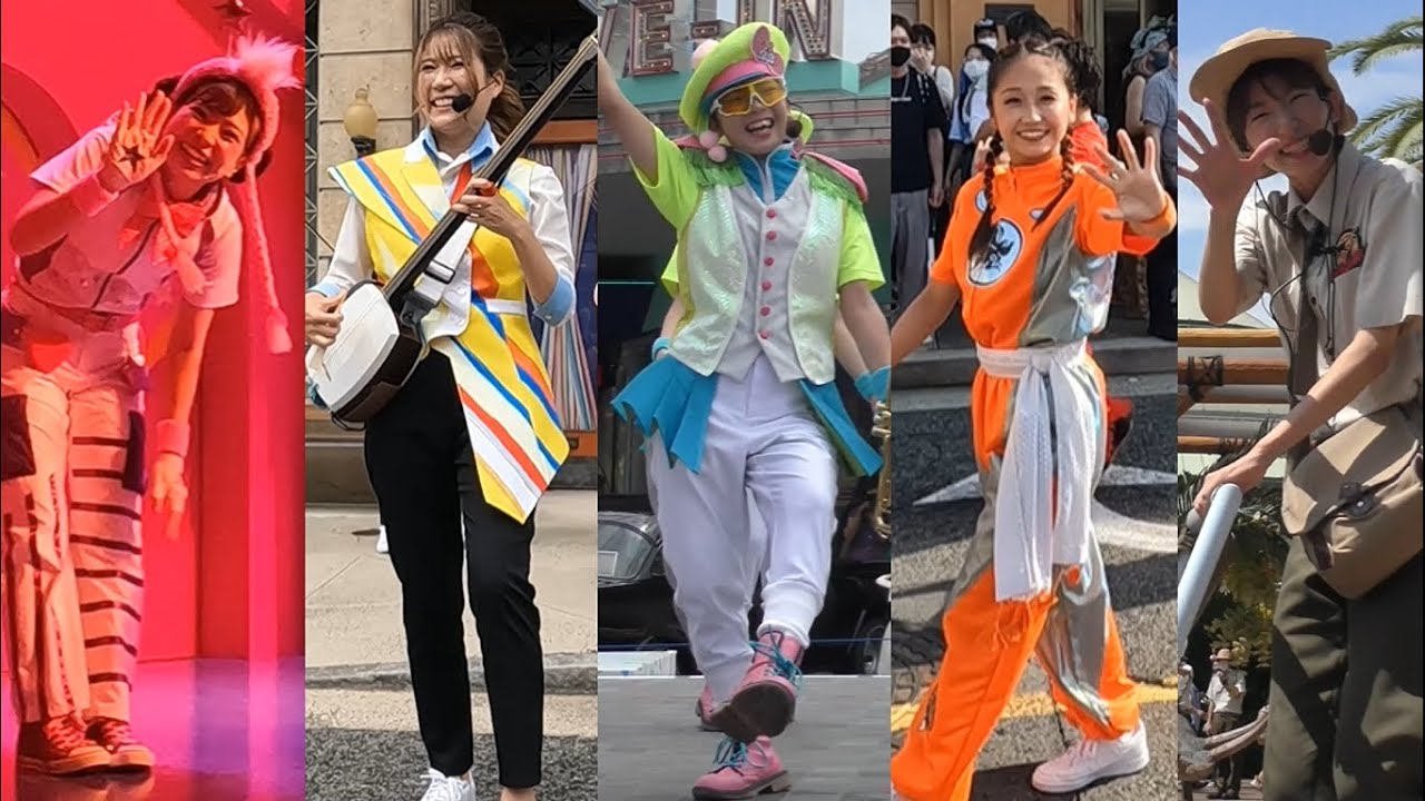 Universal Studios Japan performers with lovely smiles - YouTube