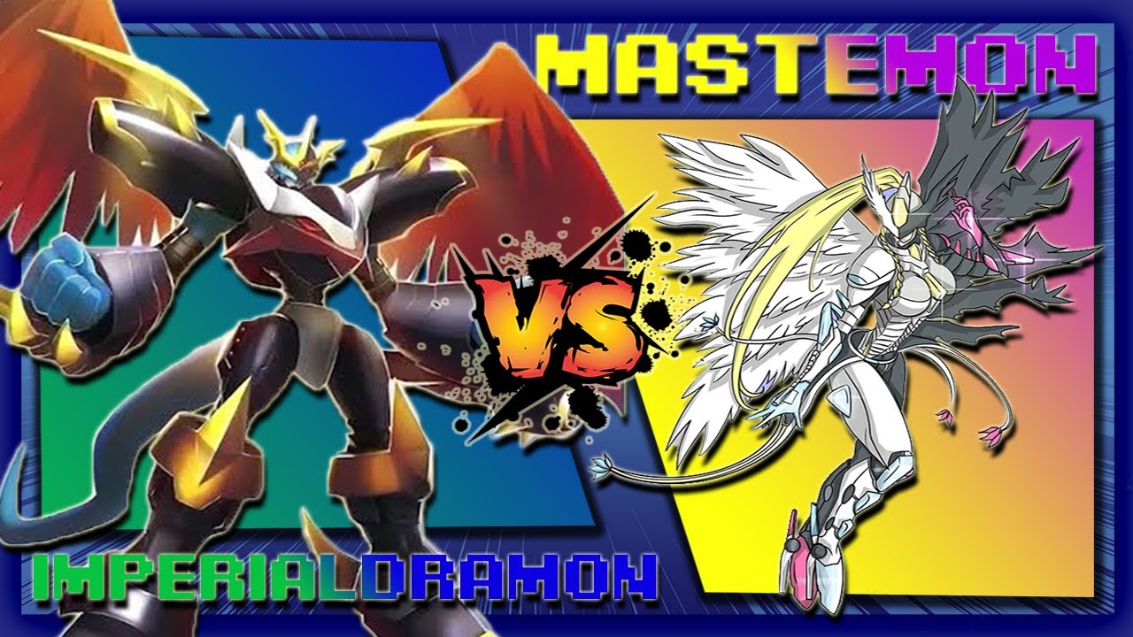 Imperialdramon VS Mastermon - YouTube