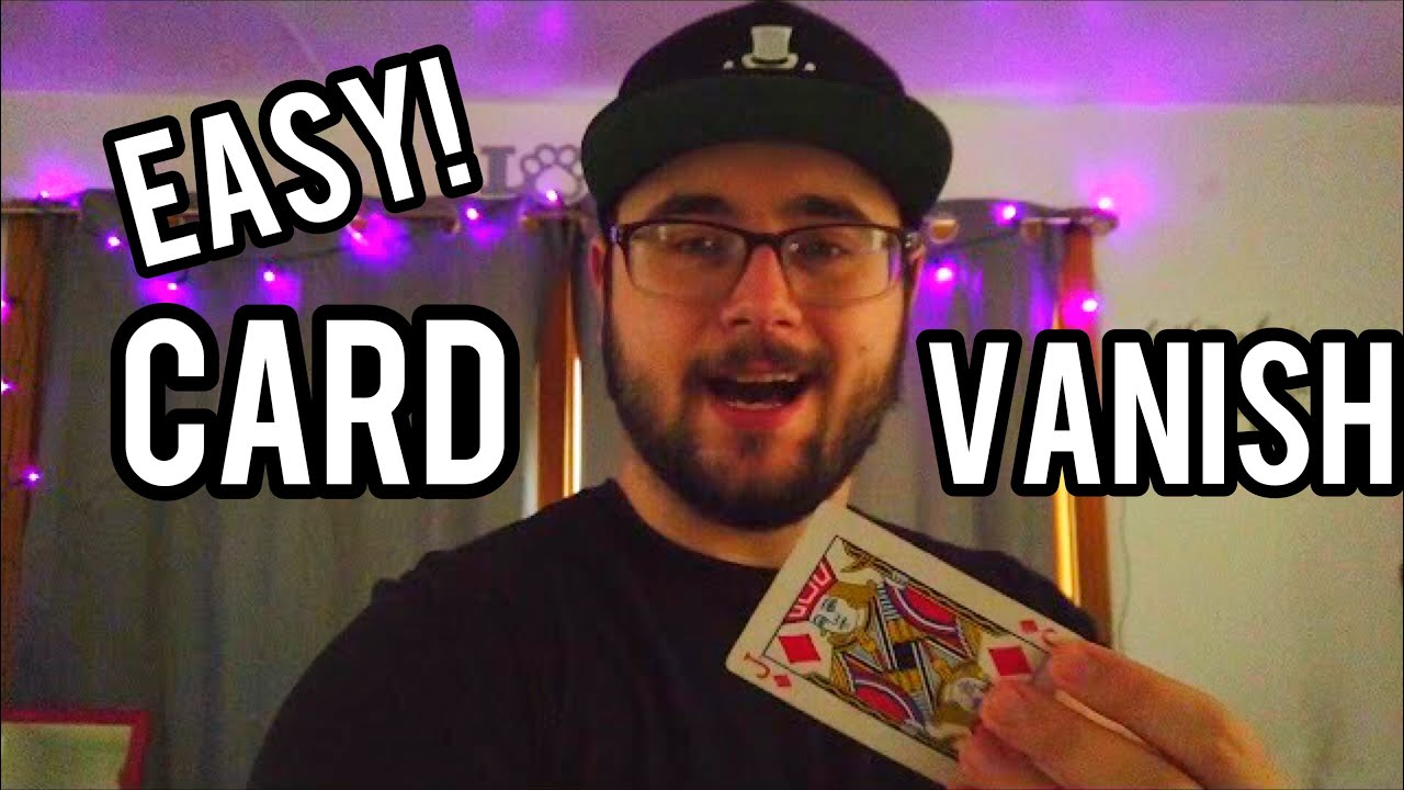 EASIEST Card Vanish Tutorial - YouTube