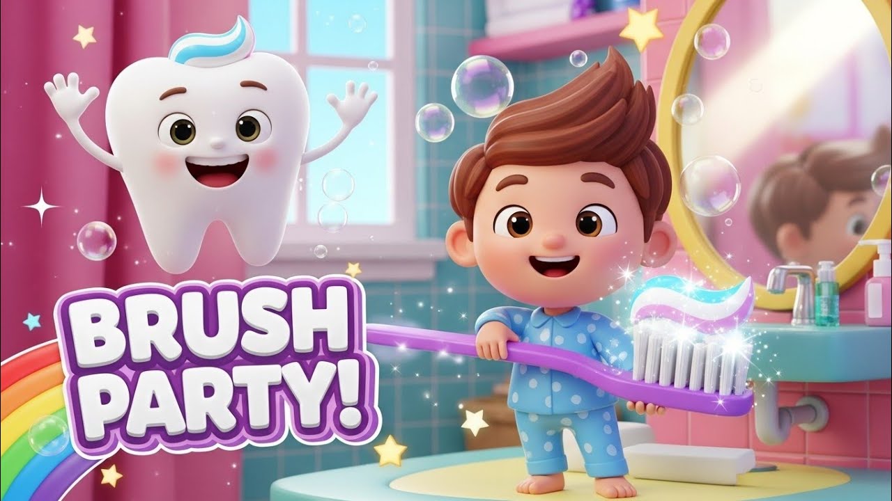Brush song for kid's 😇|nursery rhymes for toddlers 🐱 - YouTube