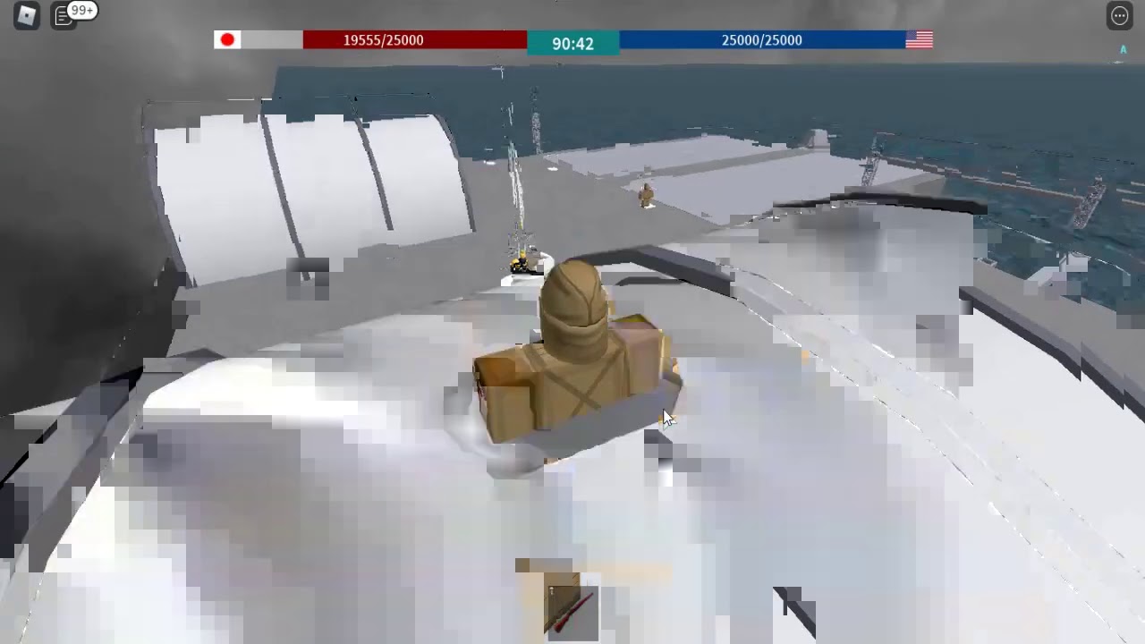 playing ROBLOX NAVAL WARFARE - YouTube