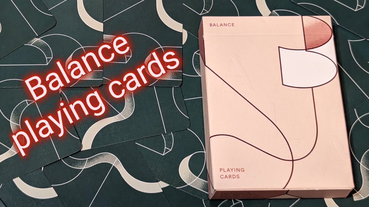 Daily deck review day 142 - Balance playing cards By Art of Play - YouTube