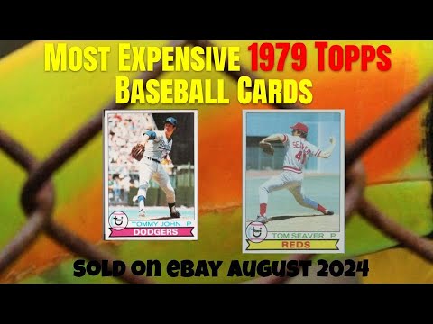1979 Topps Most Expensive eBay Sales Baseball Cards - August 2024 - YouTube
