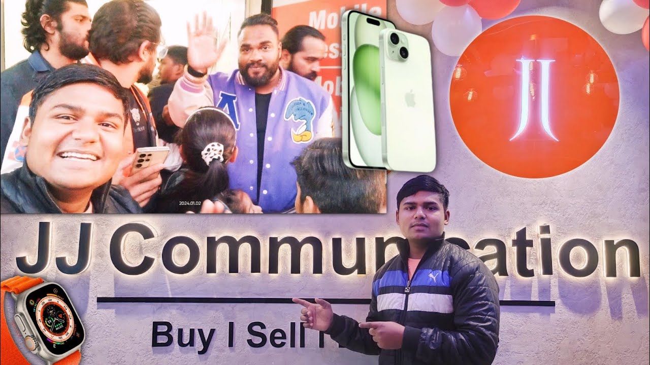 JJ Communication se finally mobile le liya||iPhone 15 plus 256 ||sapna ...