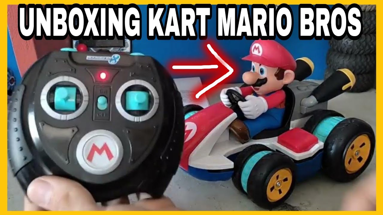 RC KART DE MARIO BROS (MARIO KART 8 DELUXE) DE CONTROL REMOTO UNBOXING Y ANALISIS! - YouTube