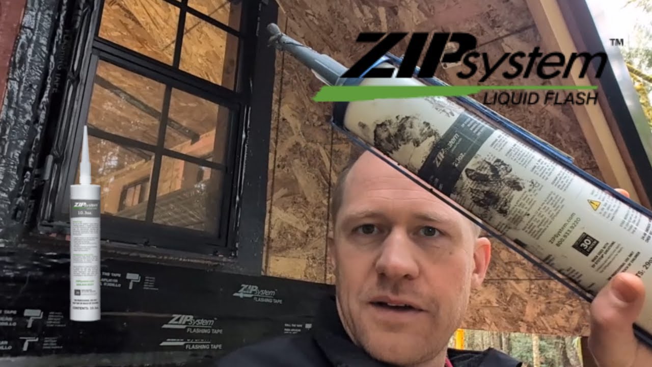 Huber Zip Liquid Flash Window Prep & Installation - YouTube