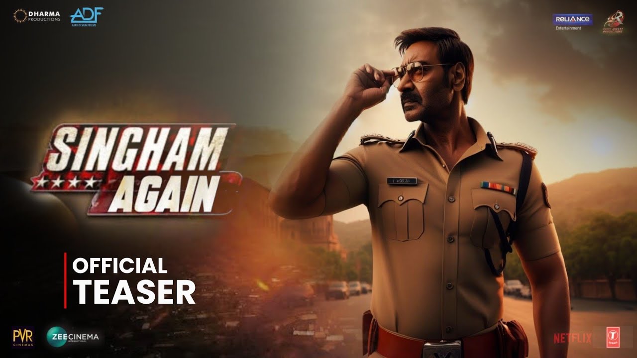 Singham Again first look update coming today | Ajay Devgan - YouTube