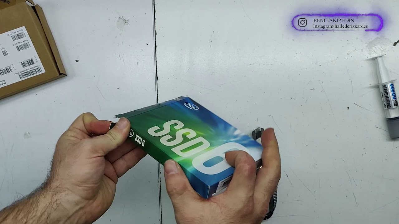 INTEL M.2 SATA 1024GB SSD6 660P 1800 / 1800 KUTU AÇILIMI / BOX OPENING ...