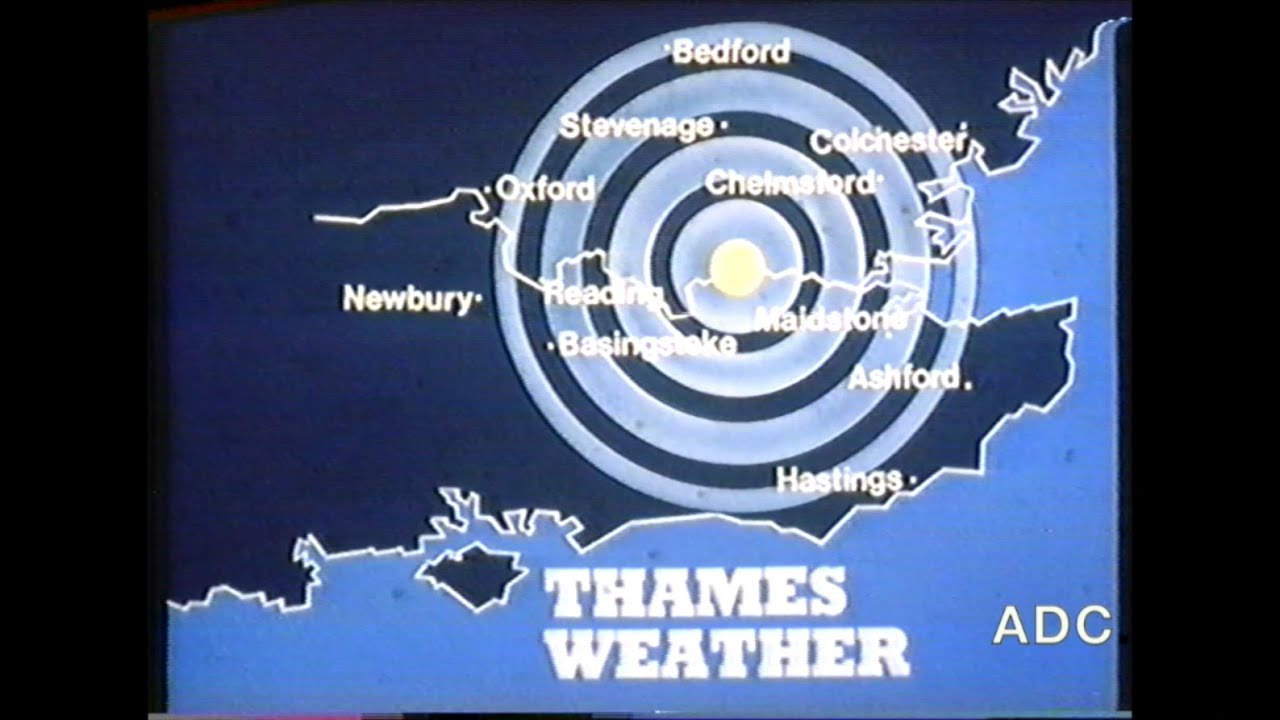 Thames, weather, trailer, adverts & slide announcer Philip Elsmore 23rd ...