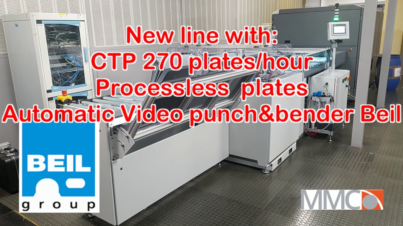 BEIL: Optical Punch Bender for process free plates with Inkjet printer ...